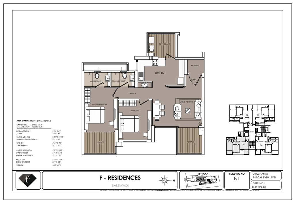 F Residences Balewadi 2BHK 3BHK 4BHK - Purple Realtors in Pune