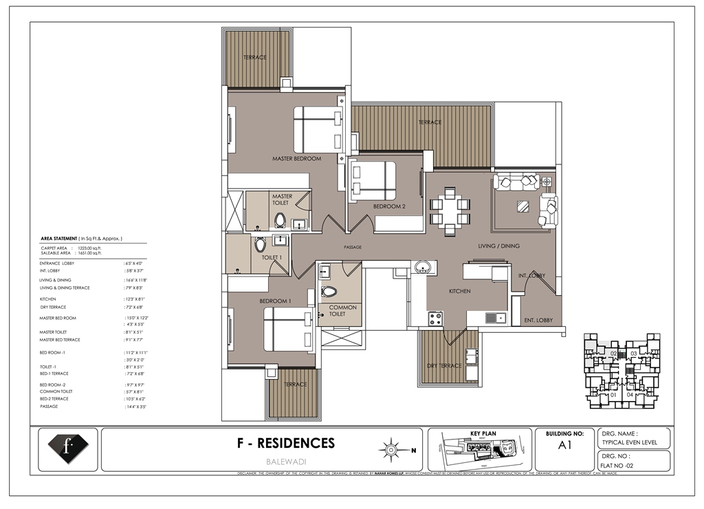 F Residences Balewadi 2BHK 3BHK 4BHK - Purple Realtors in Pune
