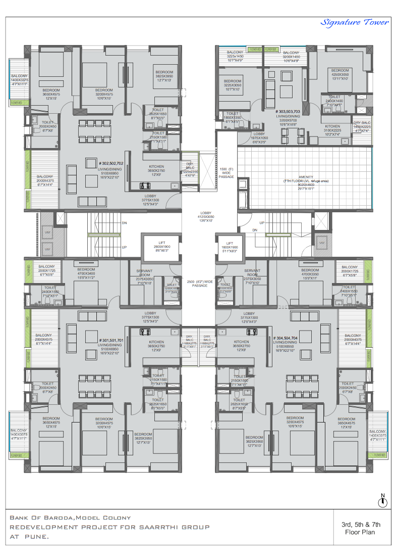 SIGNATURE TOWER MODEL COLONY PUNE 3BHK 4BHK PLAN COST SHEET ...