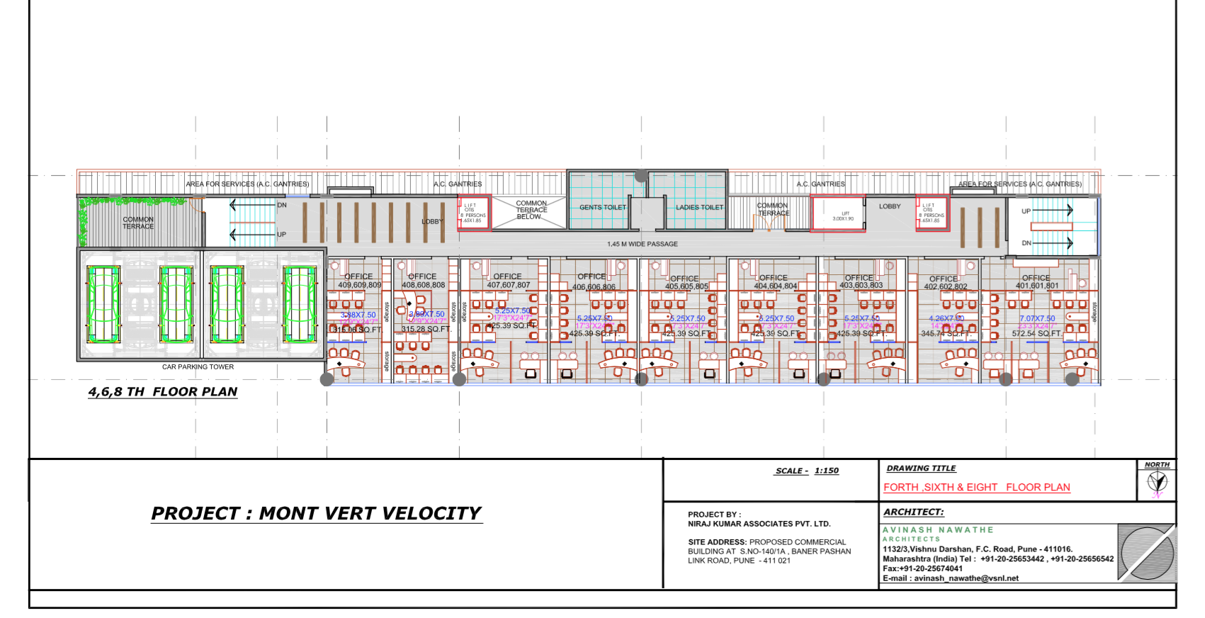 Mont Vert Velocity Baner Pashan Link Rd Offices Showroom Restaurant