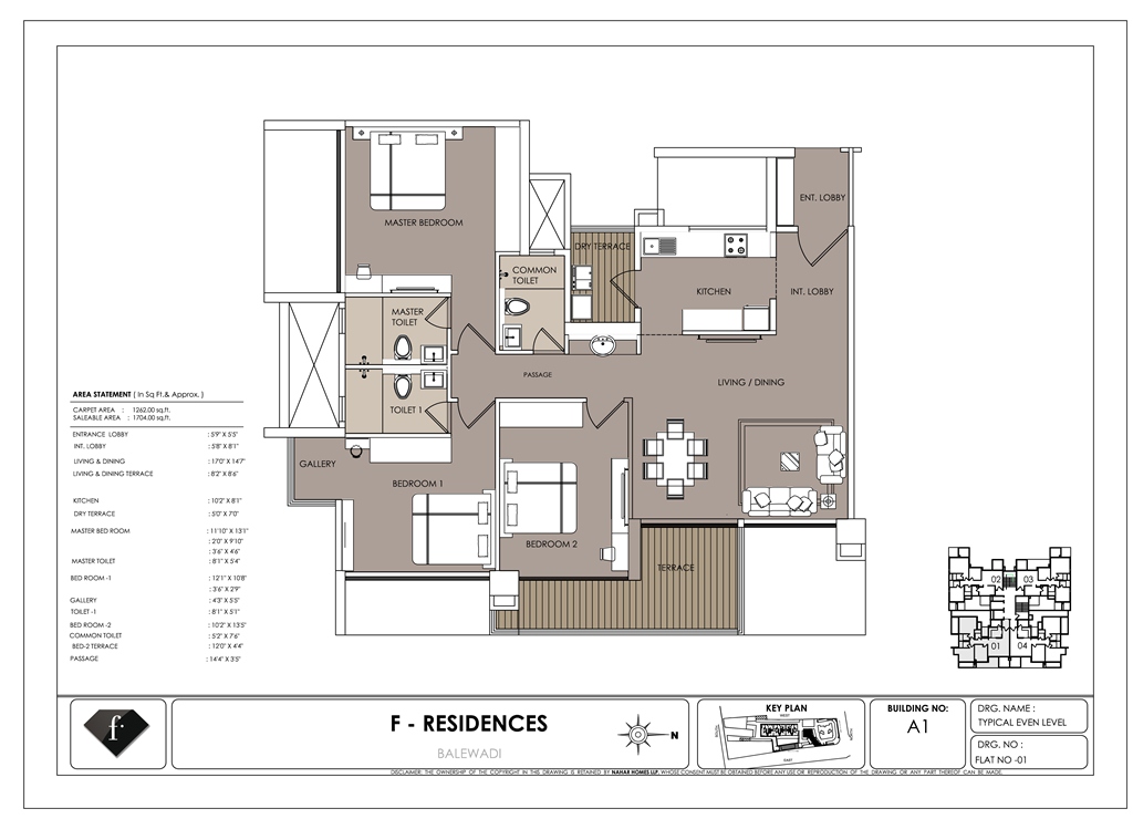 F Residences Balewadi 2BHK 3BHK 4BHK - Purple Realtors in Pune