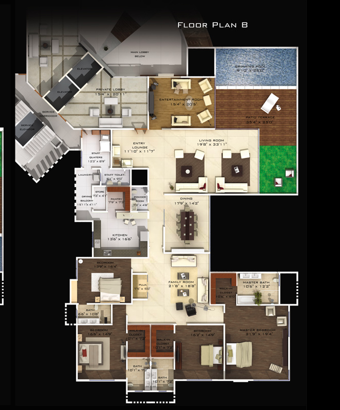 Amar Manhattan Baner 4BHK 5BHK WITH POOL - Purple Realtors in Pune