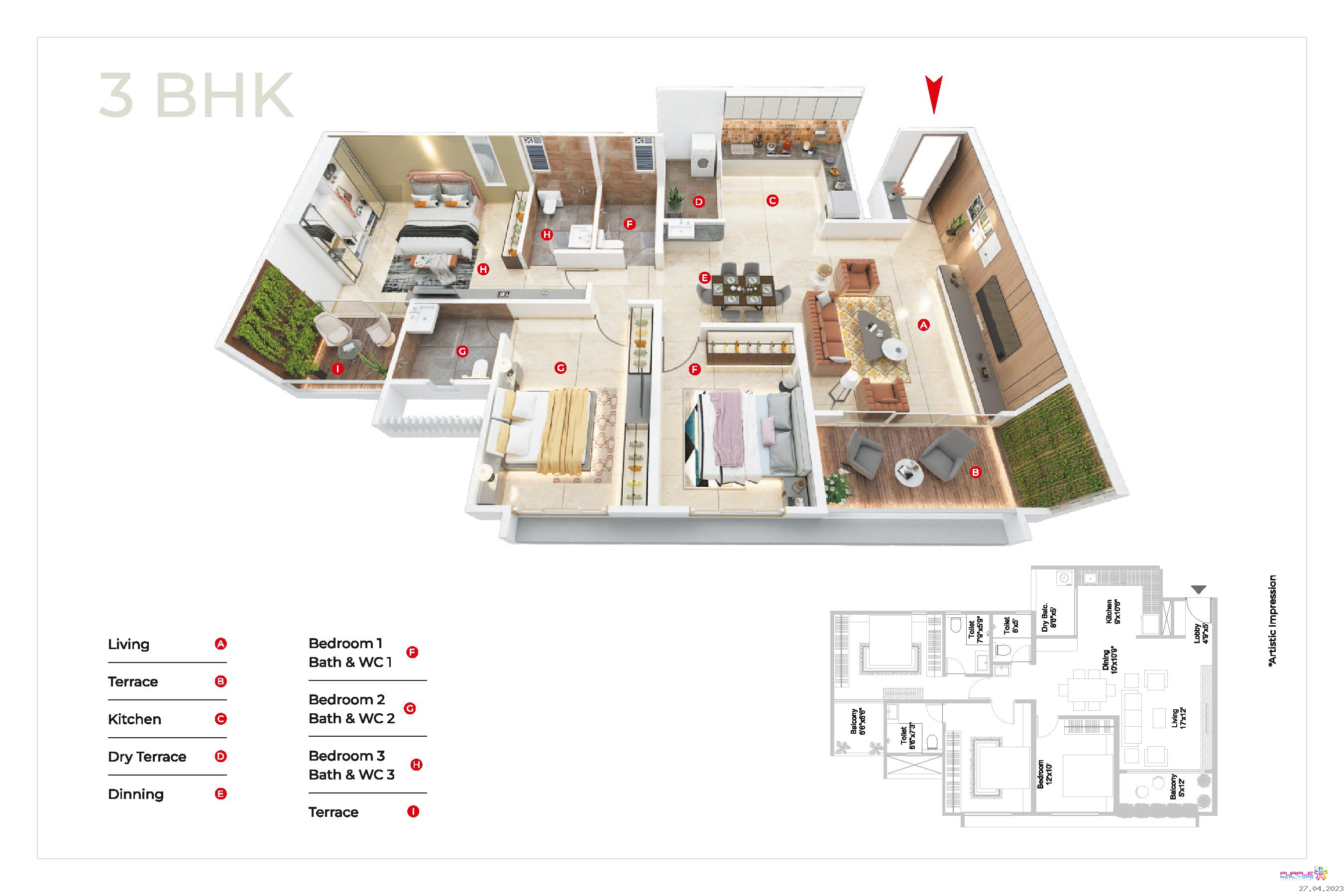 Dream Elegance Balewadi Pune 3 and 4 BHK Price Location Floor Plan ...