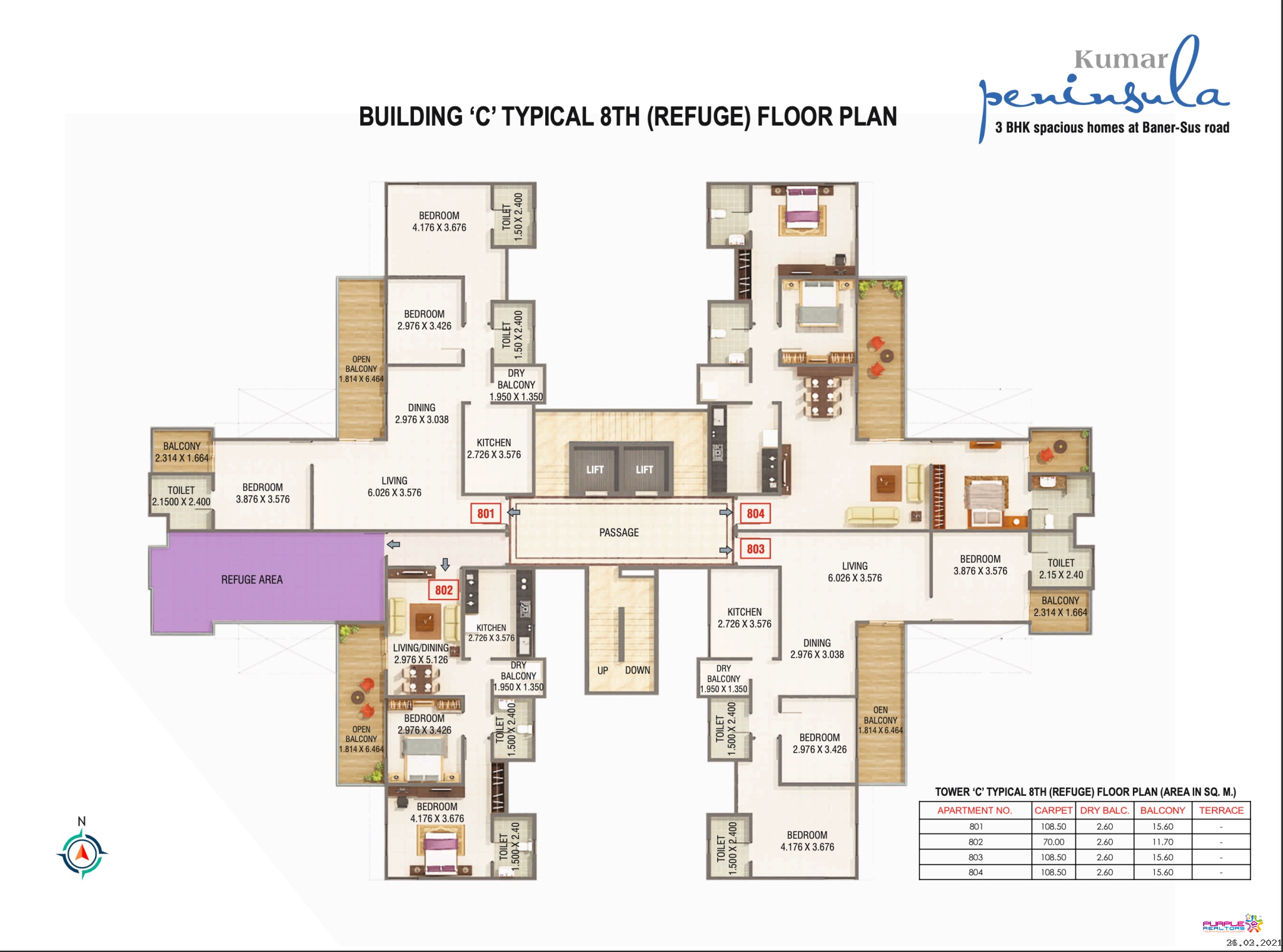 Kumar Peninsula Baner Pashan Link Road Pune 3BHK 4BHK 5BHK Price ...