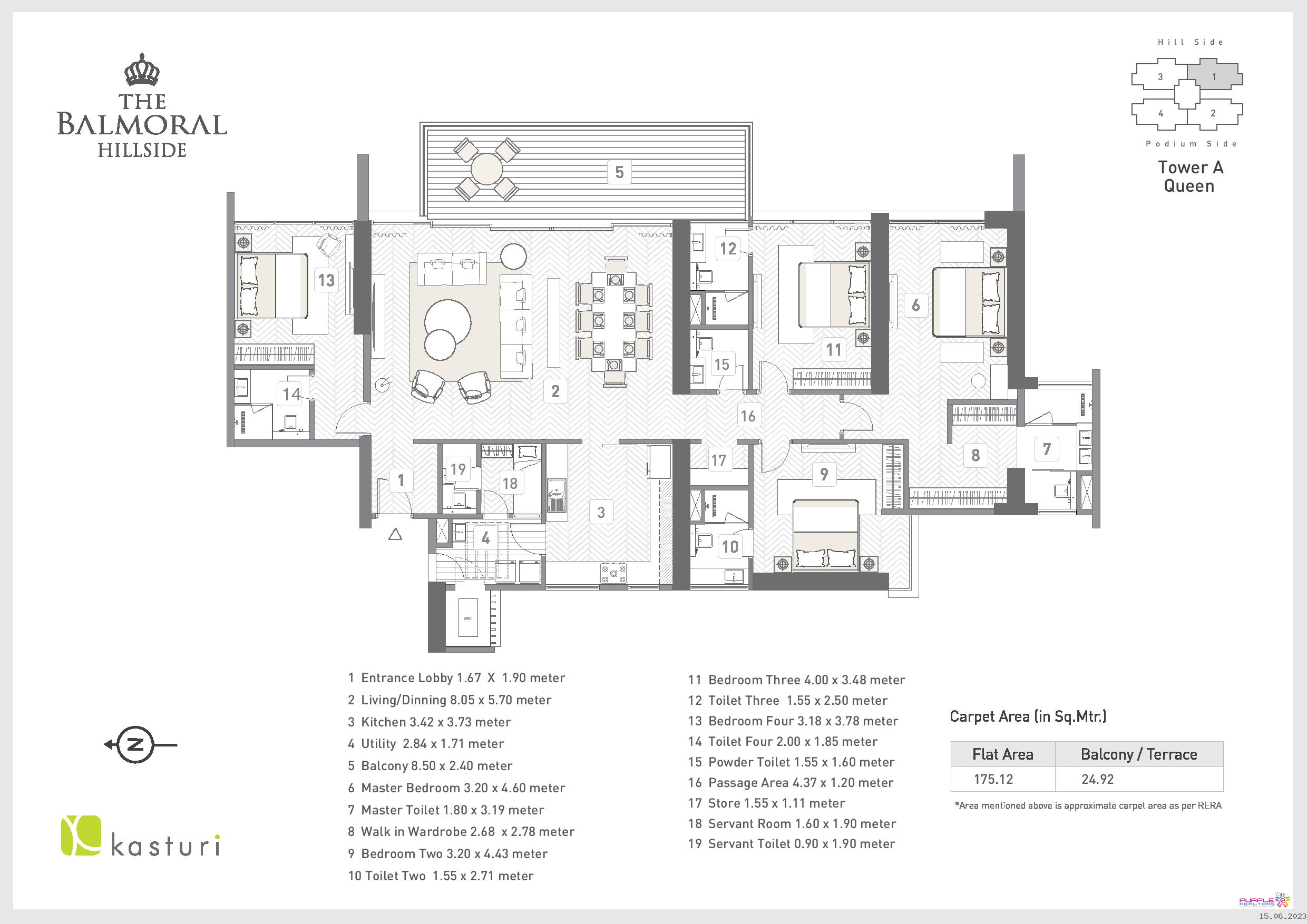 Kasturi The Balmoral Hillside Baner Pune 4 BHK 5 BHK - Purple Realtors ...