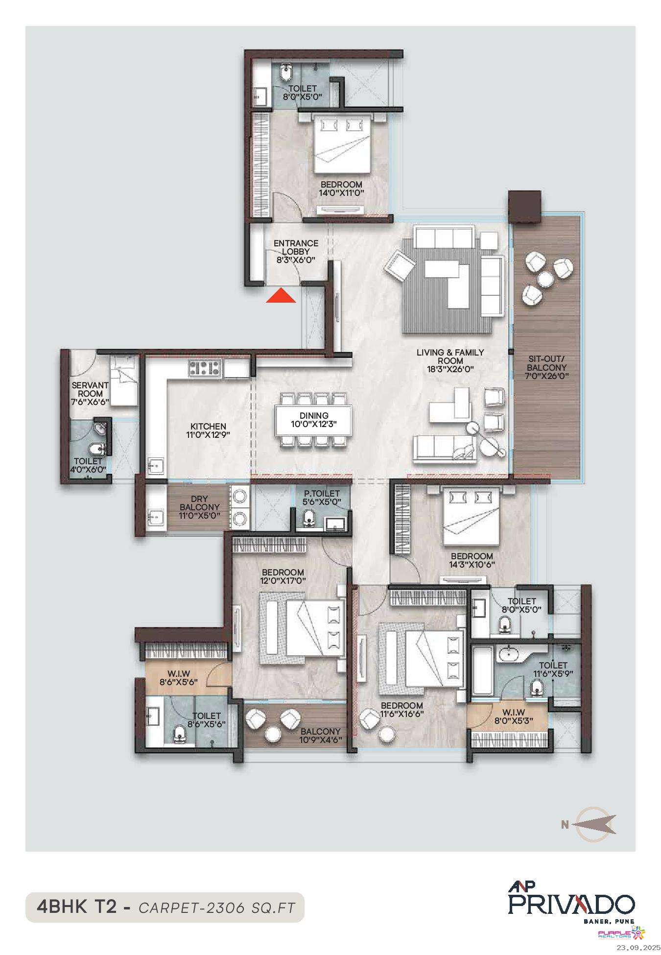 ANP Privado Baner Pancard Club Road Pune 3 BHK 4 BHK 5 BHK Price ...