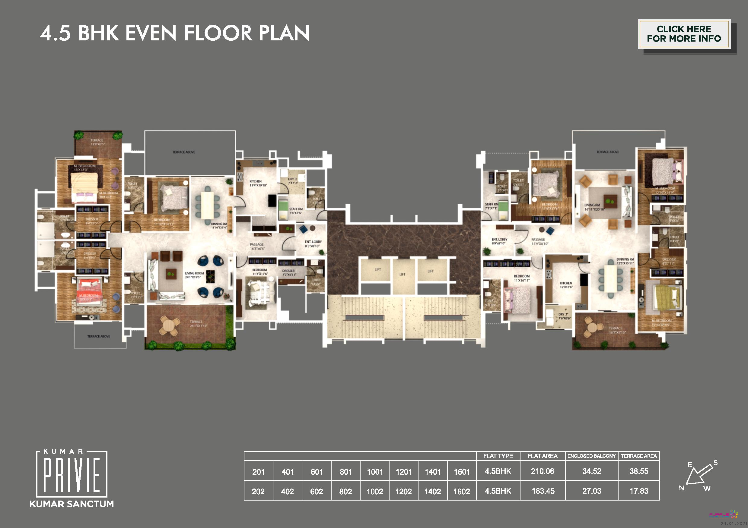 Kumar Privie Sanctum 3BHK and 4BHK Ivory Estate Baner Pune Price ...