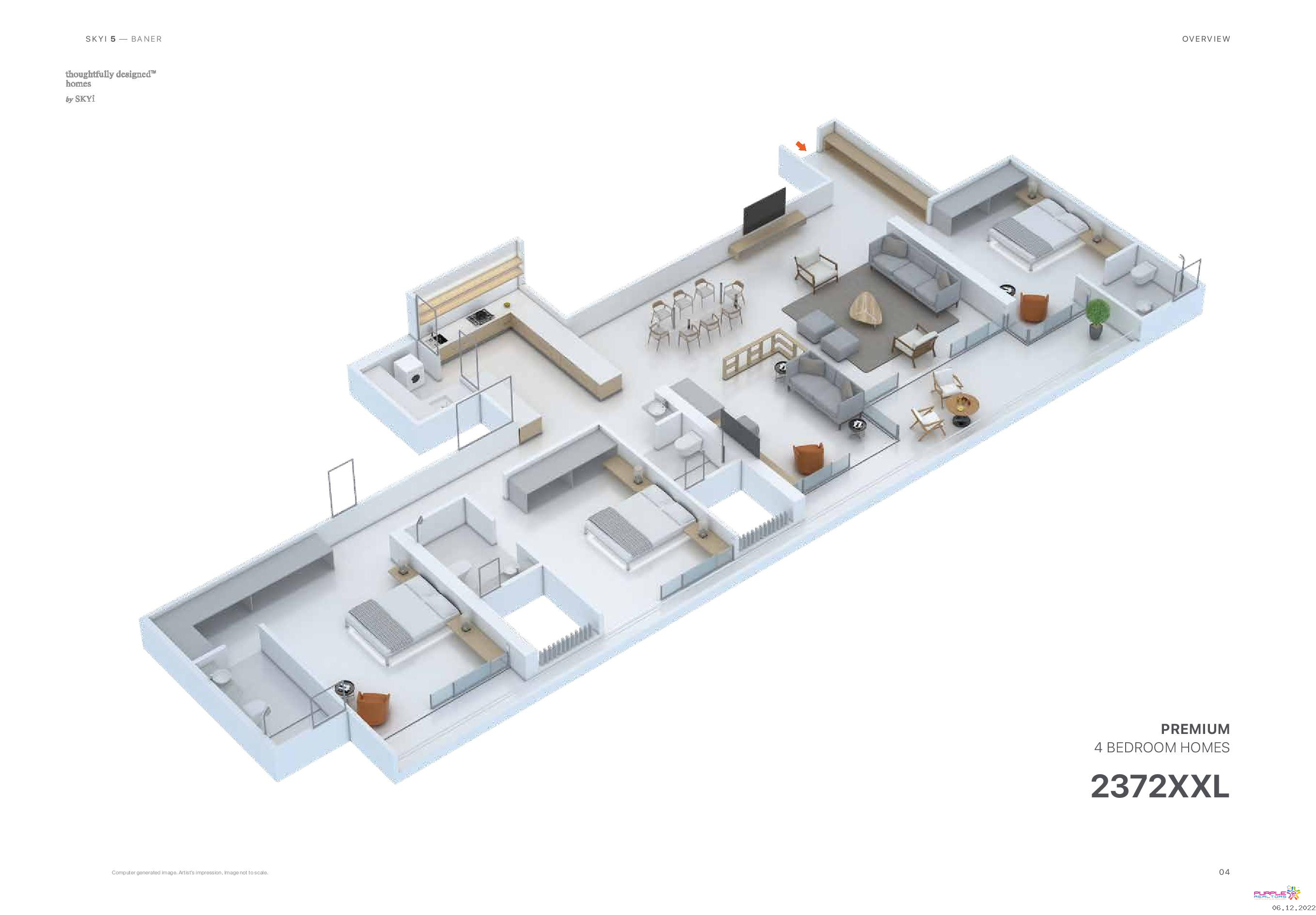 Skyi 5 Five Maidan Baner Pune 4 BHK Price Location Floor Plan Review ...