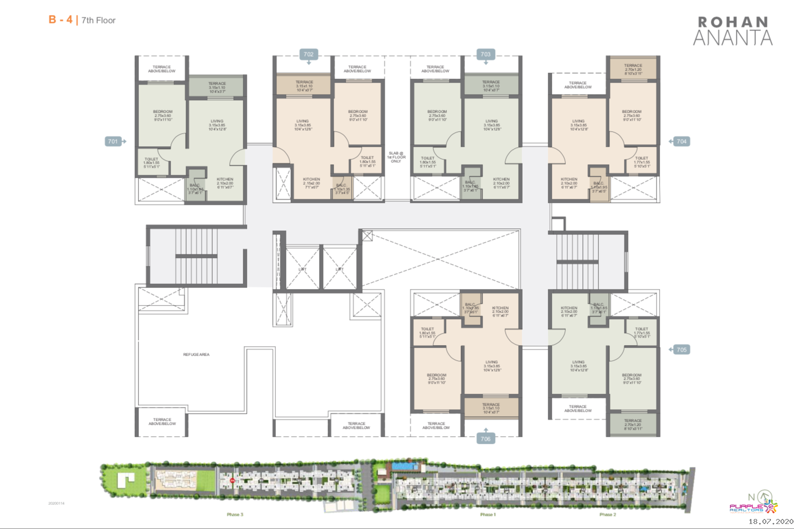 ROHAN ANANTA TATHWADE WAKAD PUNE 1BHK 2BHK PLAN LAYOUT COST SHEET ...
