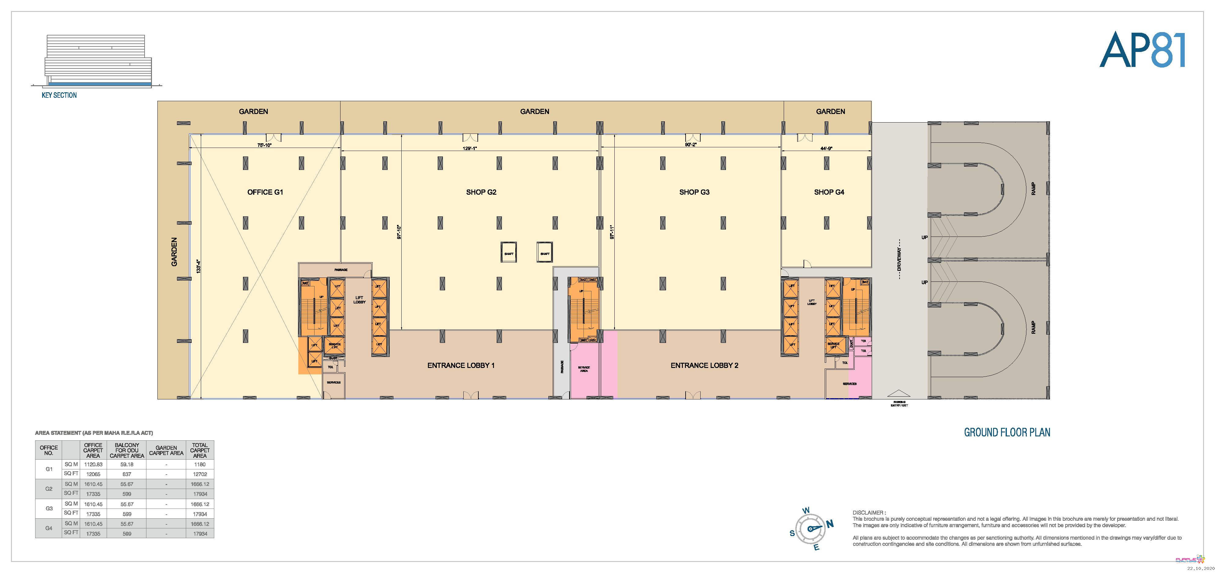 AP81 AP83 Amar Pristine Eighty Three Commercial Koregaon Park Mundhwa ...