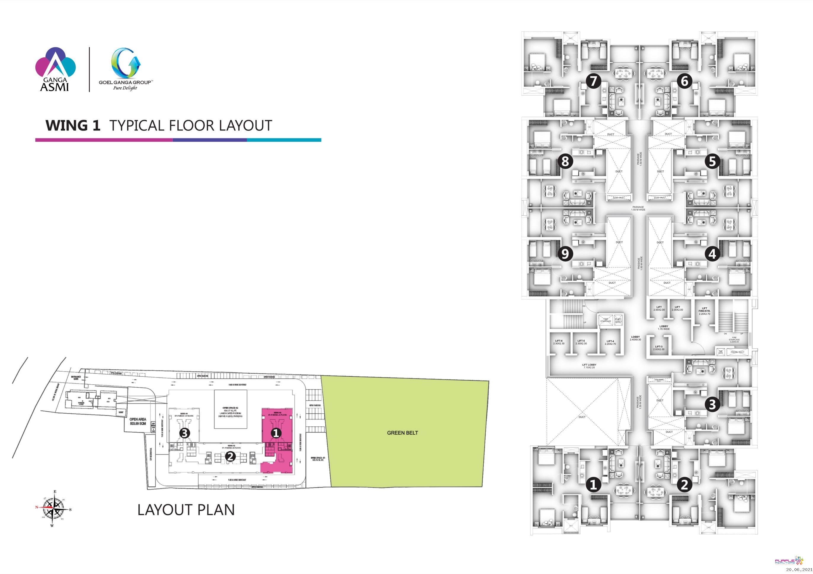 Goel Ganga Asmi Wakad Pune 2BHK 3BHK Residnetial Project Price Location ...