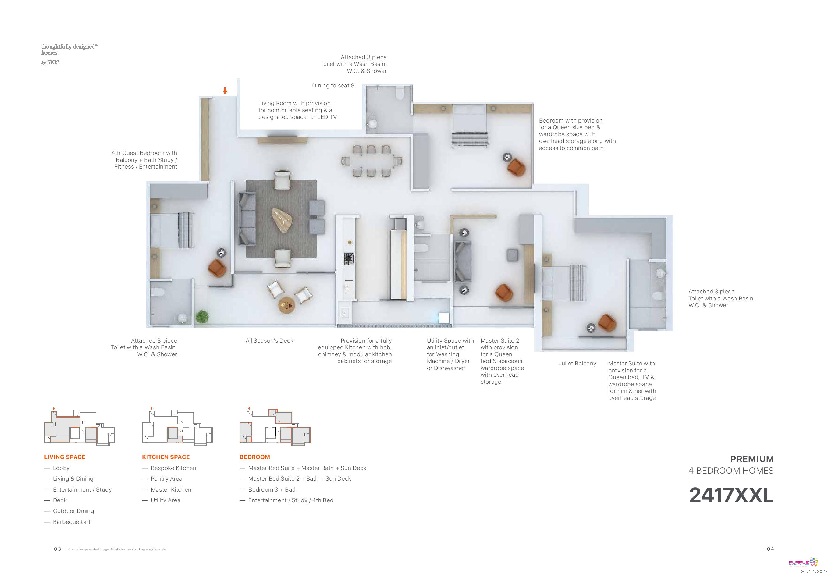 Skyi 5 Five Maidan Baner Pune 4 BHK Price Location Floor Plan Review ...