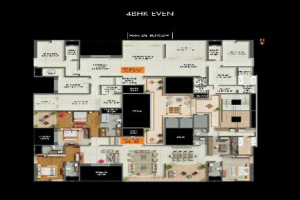 Kumar Privie Shiloh Model Colony Pune 4BHK Plan Cost Sheet ...