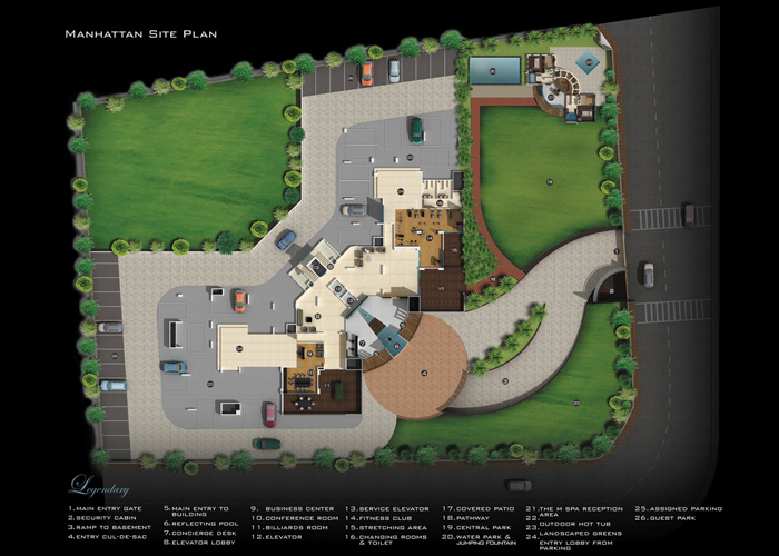 Amar Manhattan Baner 4BHK 5BHK WITH POOL - Purple Realtors in Pune