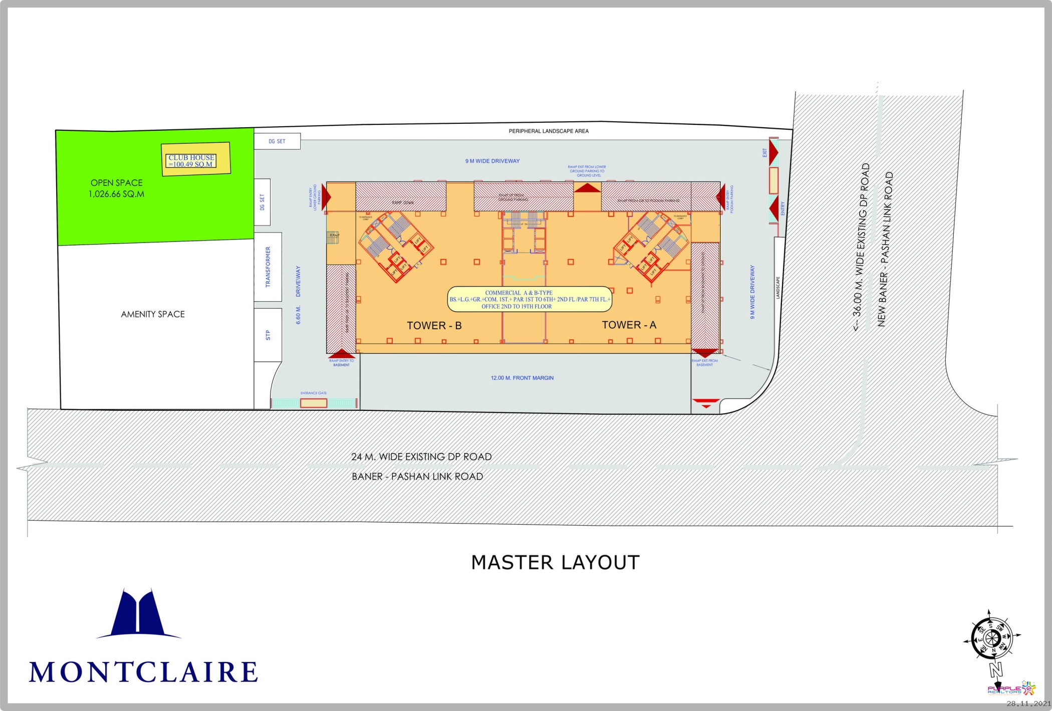 Mont Vert Montclaire Baner Pune Commercial Projects Office Spaces ...