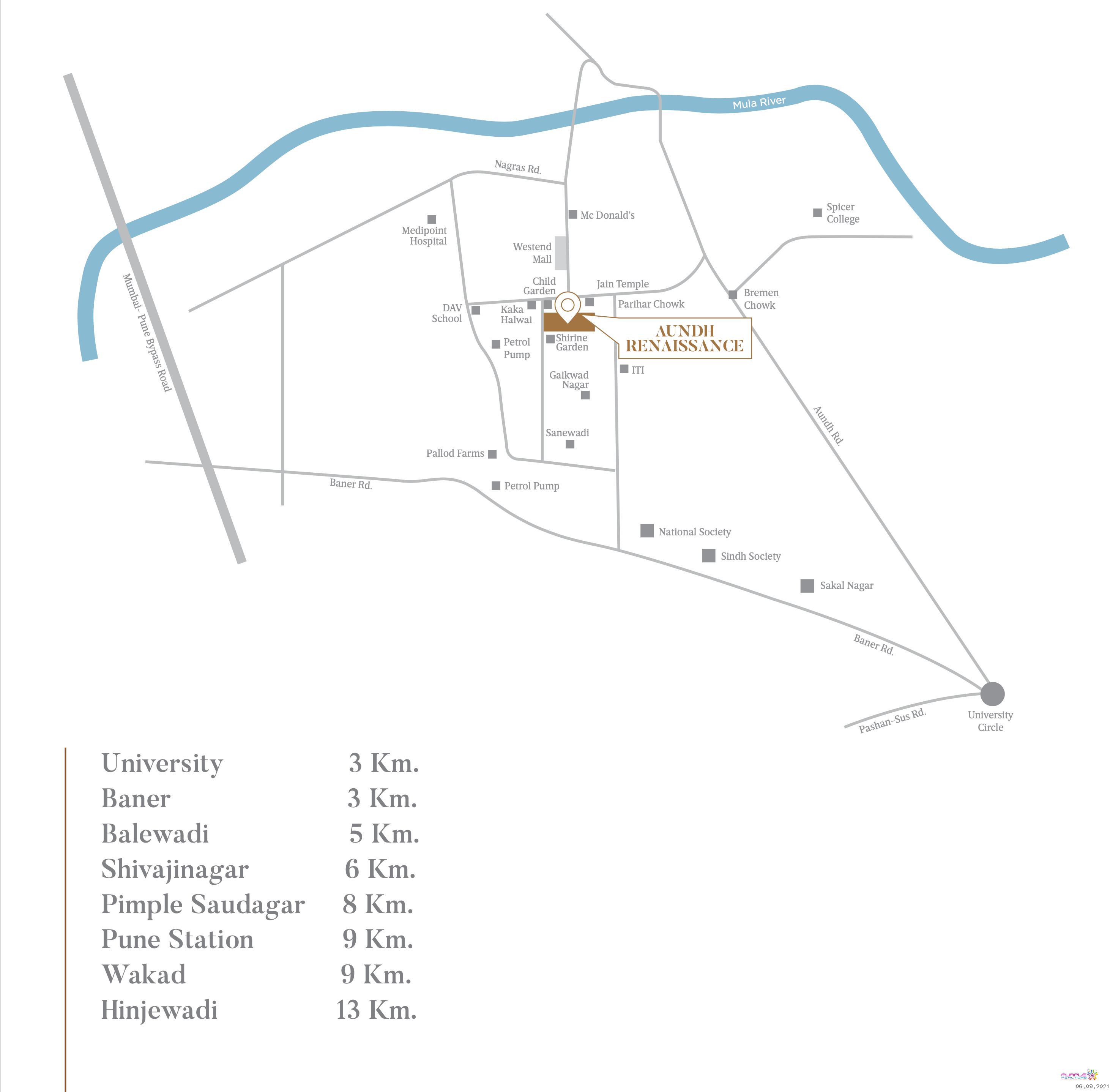 VB Aundh Renaissance Parihar Chowk Aundh Pune 3BHK 4BHK Price Location ...